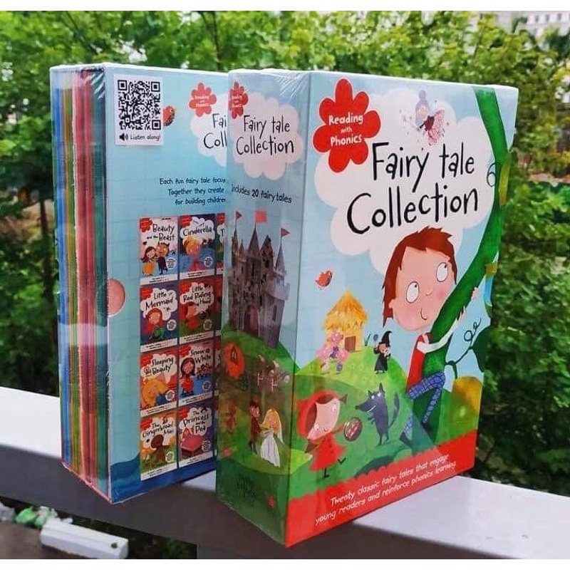 Reading with Phonics : Fairy Tale Collection (20 books) 英文绘本-礼盒20册童话自然拼读系列 | Shopee Malaysia