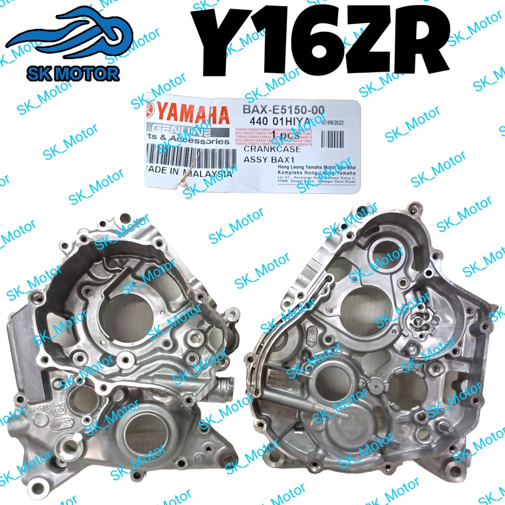 Yamaha Y16ZR Y16 Original Crankcase Crank Case Casing Set Kotak Engine Enjin BAX-E5150-00 Crank ...