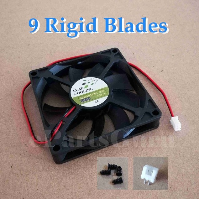 8015 DC 12V 8x8cm 15mm 2pin PC Desktop Cooling Fan | Shopee Malaysia
