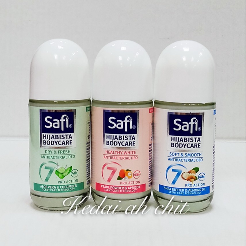SAFI Hijabista Bodycare Antibacterial Deodorant 50ml | Shopee Malaysia