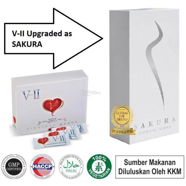 Sakura CCI Virginal Queen (V-II) Halal KKM (20 sachets/box) | Shopee ...