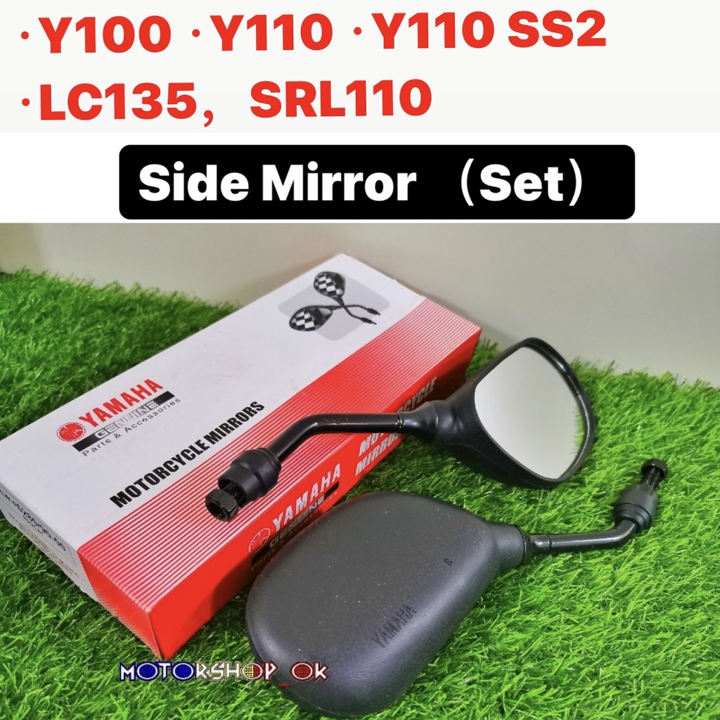 YAMAHA Y110 SIDE MIRROR SS110 SS2 LC135 Y100 SRL110 EGO NOUVO S LC EGOS ...
