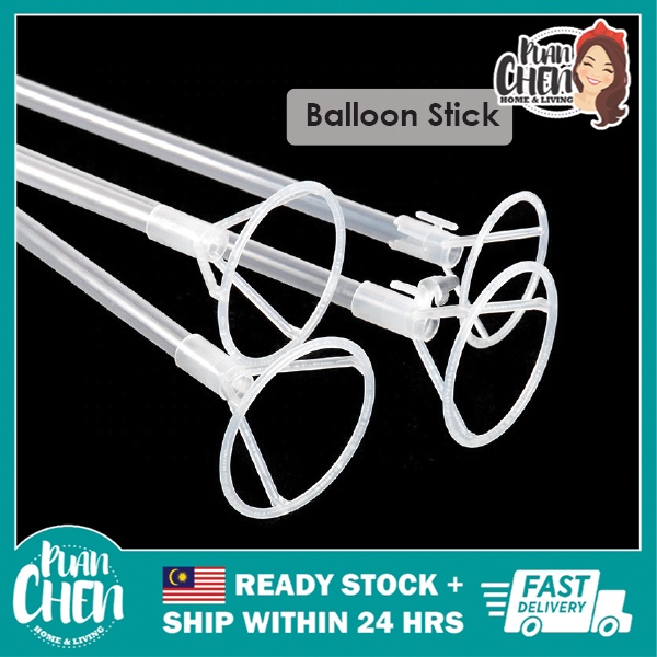 Balloon Stick Batang Belon Plastic Balloon Sticks & Cups for Foil ...