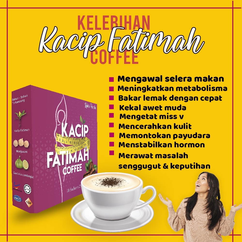 Kopi Kacip Fatimah Breast Coffee Pueraria Lobata - Mirifica -Vit E ...