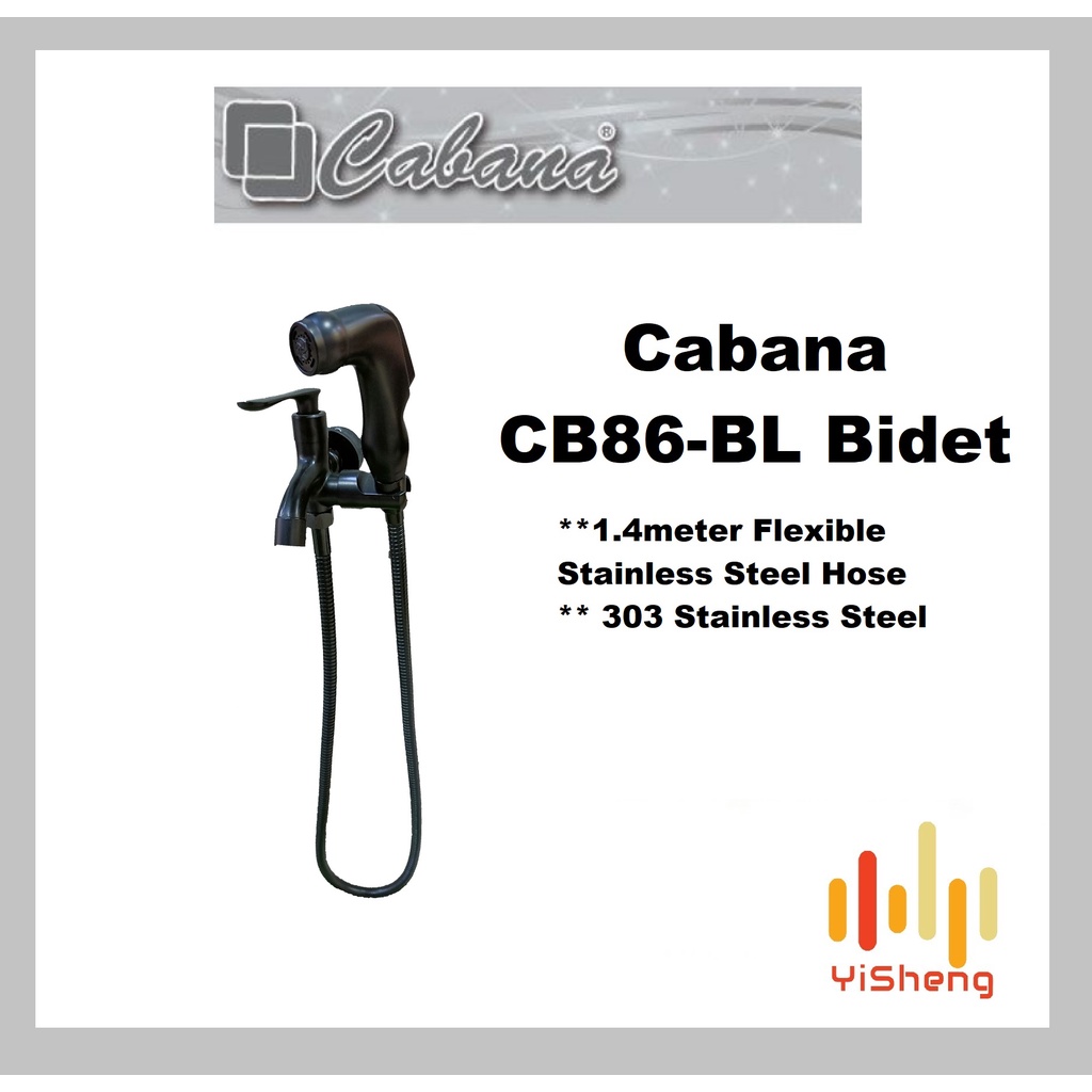 Cabana CB86-BL Black Oxide 304 stainless steel Body Two Way Tap Faucet ...