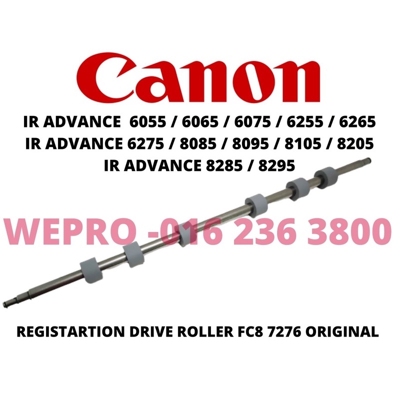 CANON IR Advance 6075 Registration Roller Original FC8 7276 6065 / 6255 ...