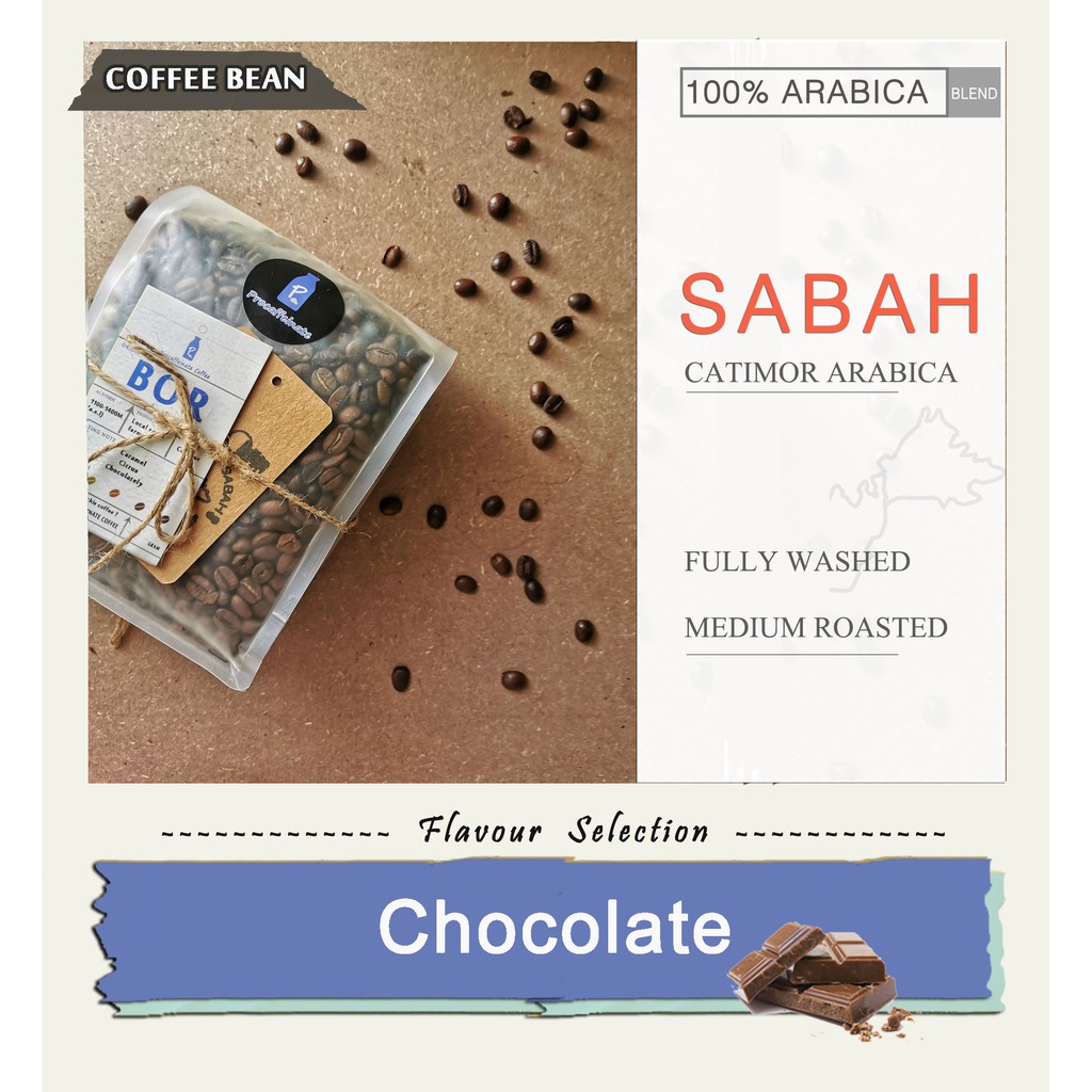 Sabah Coffee Bean Founder's Blend Arabica Coffee Bean | Shopee Malaysia