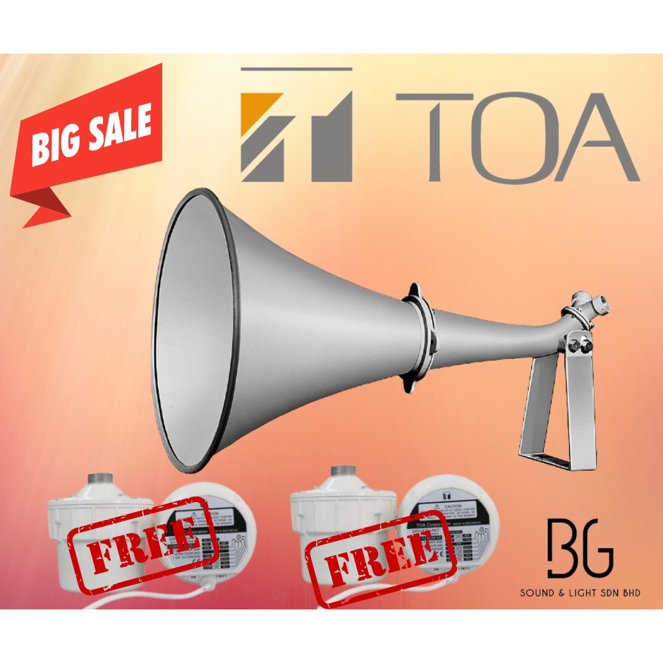 TOA DH120 Straight Horn WITH TWO UNITS TU652M DRIVER UNIT | Shopee Malaysia
