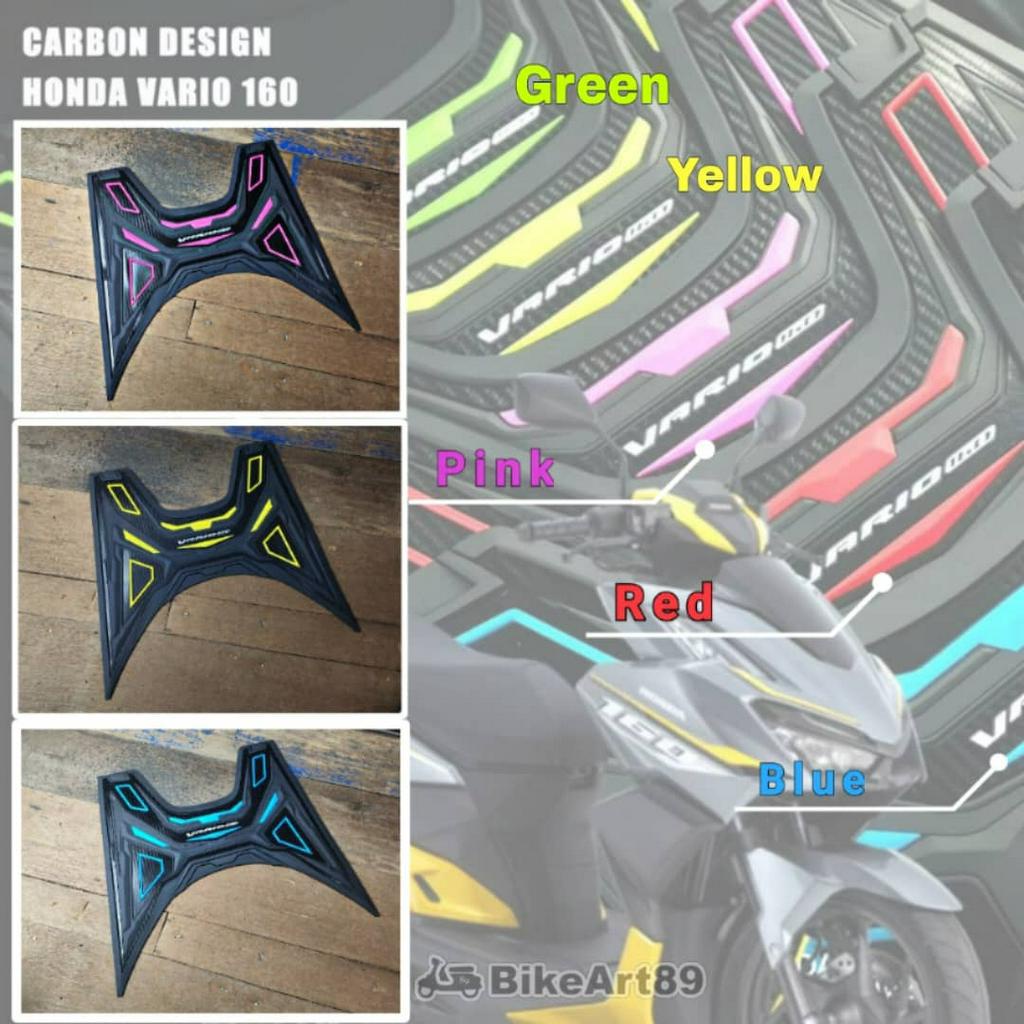 Honda Vario 160 Carpet Floor Mat Rubber Step Foot Pedal Floor Panel ...