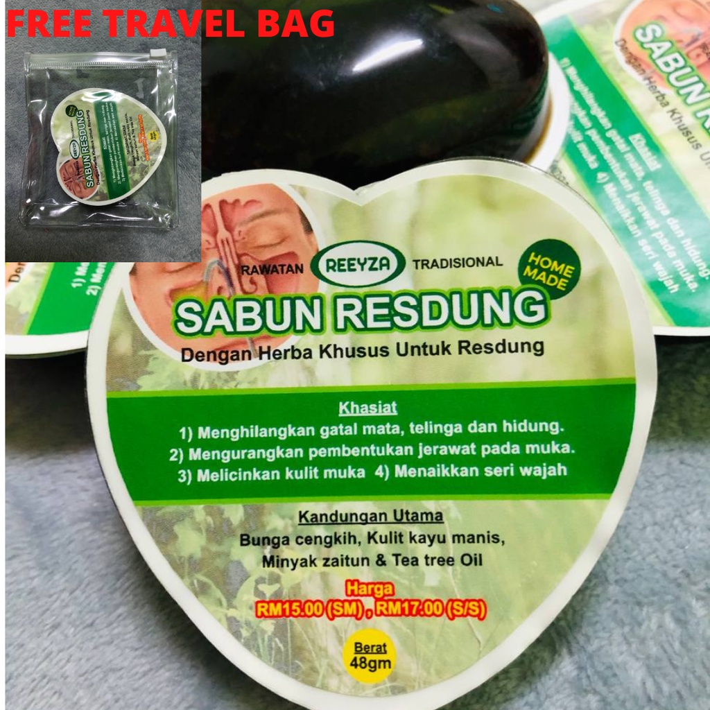BORONG Sabun Resdung REEYZA Menghilang Jerawat/Gatal Hidung/Muka dan ...