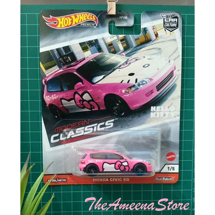 Hot Wheels Modern Classic Honda Civic Eg Hello Kitty | Shopee Malaysia
