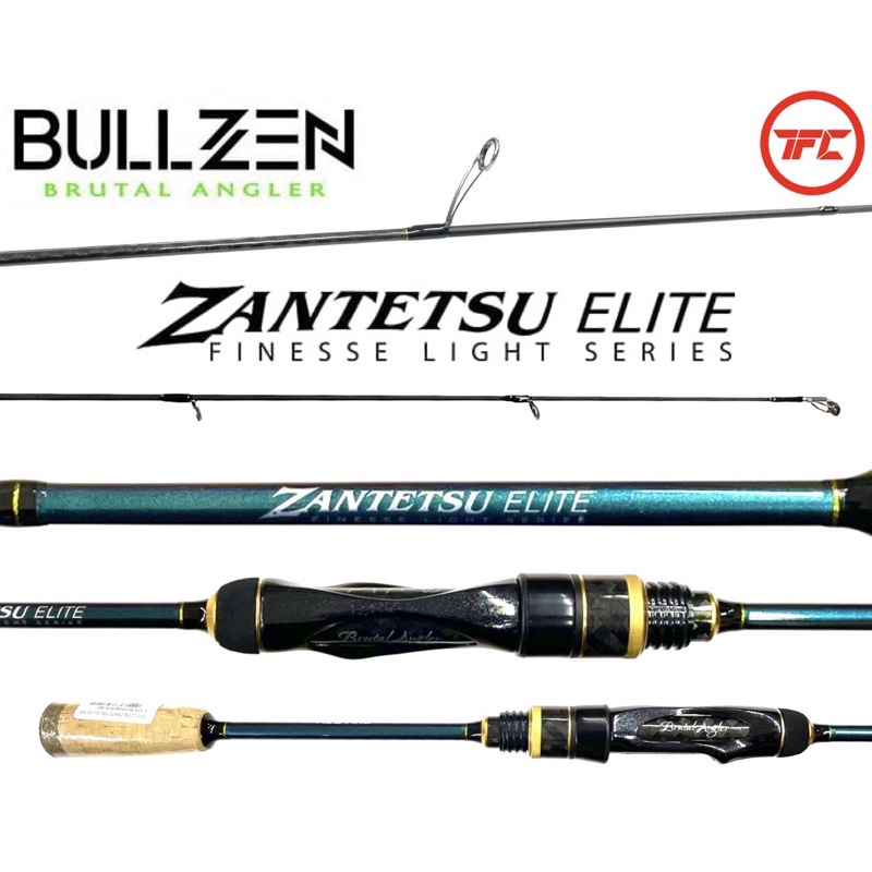 Bullzen Zantetsu Elite Baitcast & Spinning Rod BC Baitcasting Finesse ...