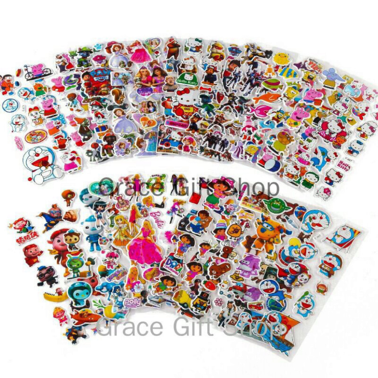 Adorable CARTOON STICKERS FOR KIDS (STICKER STICKERS) | Shopee Malaysia