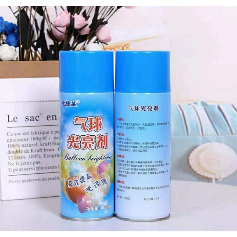 Balloon Brightener Balloon Shine Balloon Polish | Spray Belon Kilat 460 ...