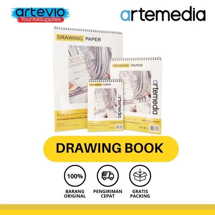 Drawing Book/Sketch Book/Sketch Book/Artemedia Drawing Paper Book ...