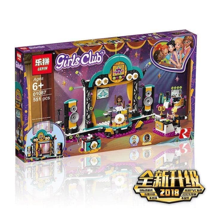 Lepin 01087 Friends Girl Club Andrea Music Talent Show bricks and ...