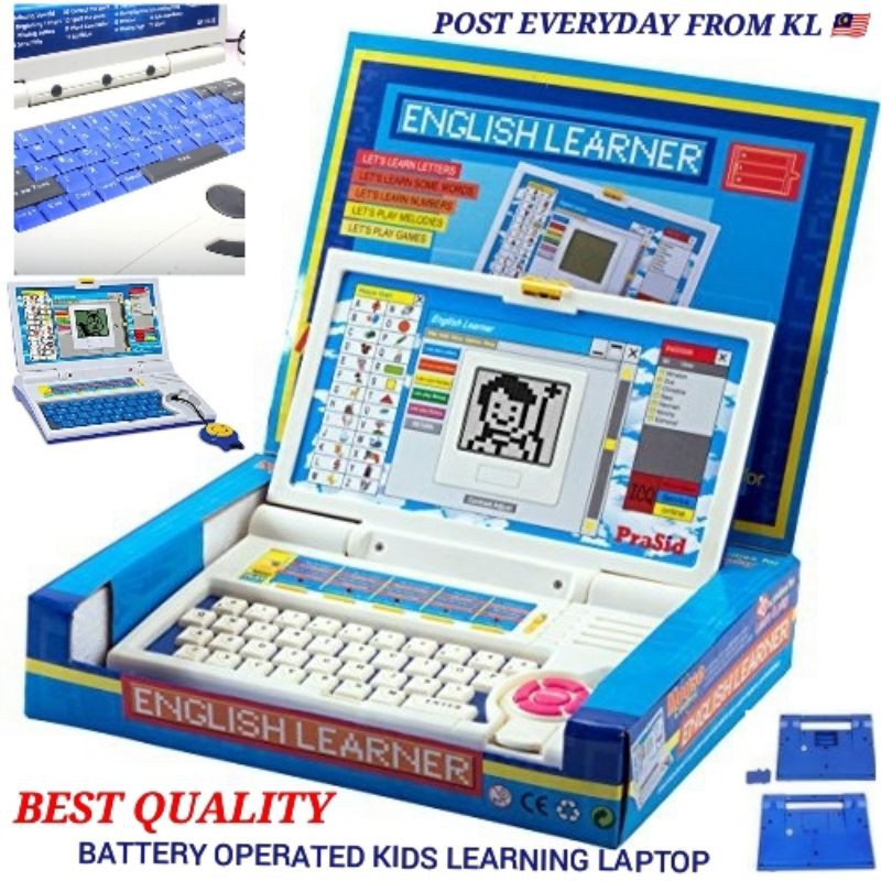 Laptop English Learning BATTERY OPERATED Free Battery | Shopee Malaysia