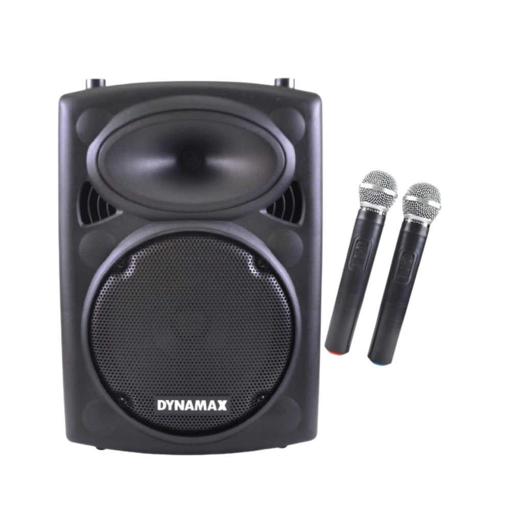 DYNAMAX PRO151 15" Bluetooth Portable PA System with Double UHF ...