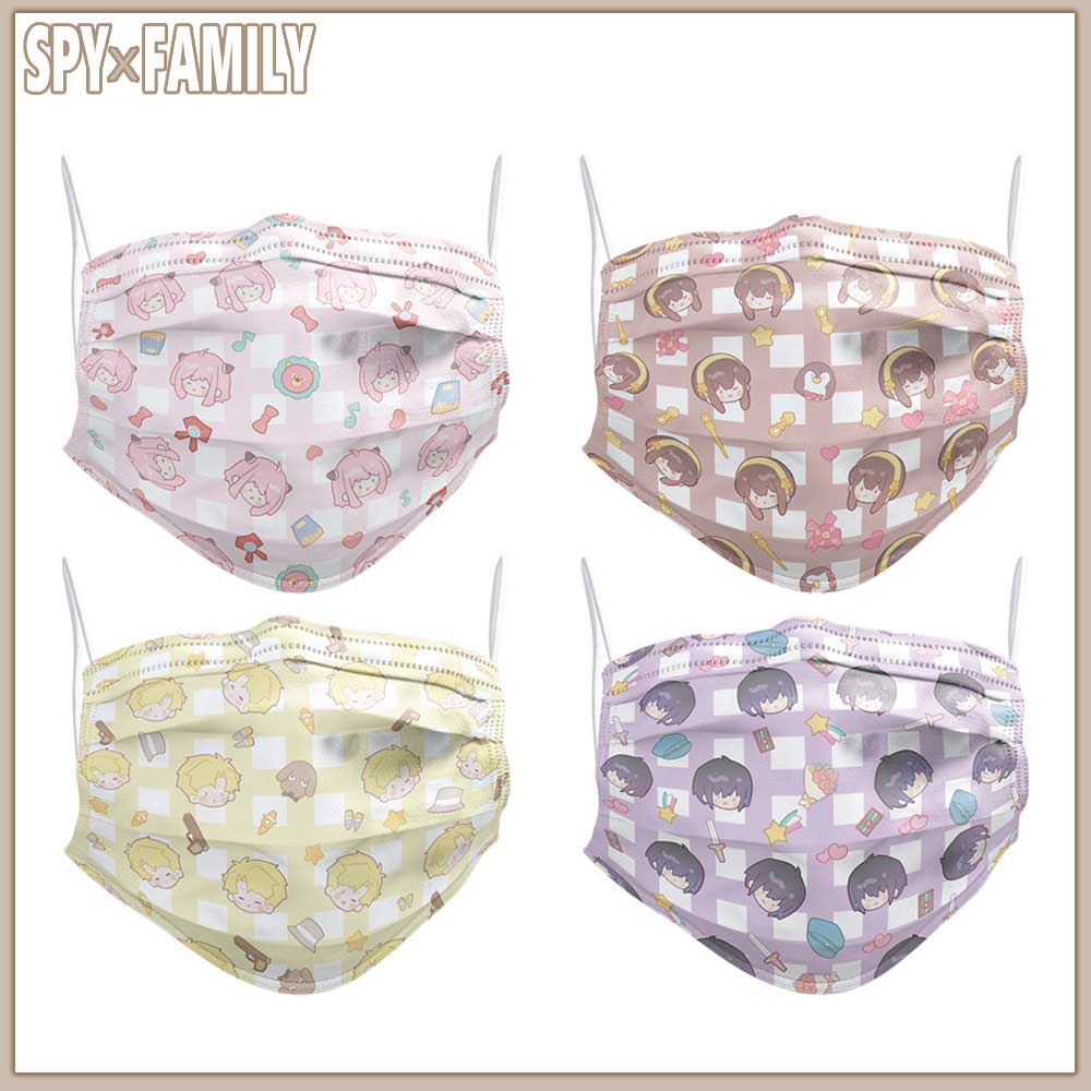 Spy x Family Disposable Protective Mask Face Mask Adult Loid Forger Yor ...