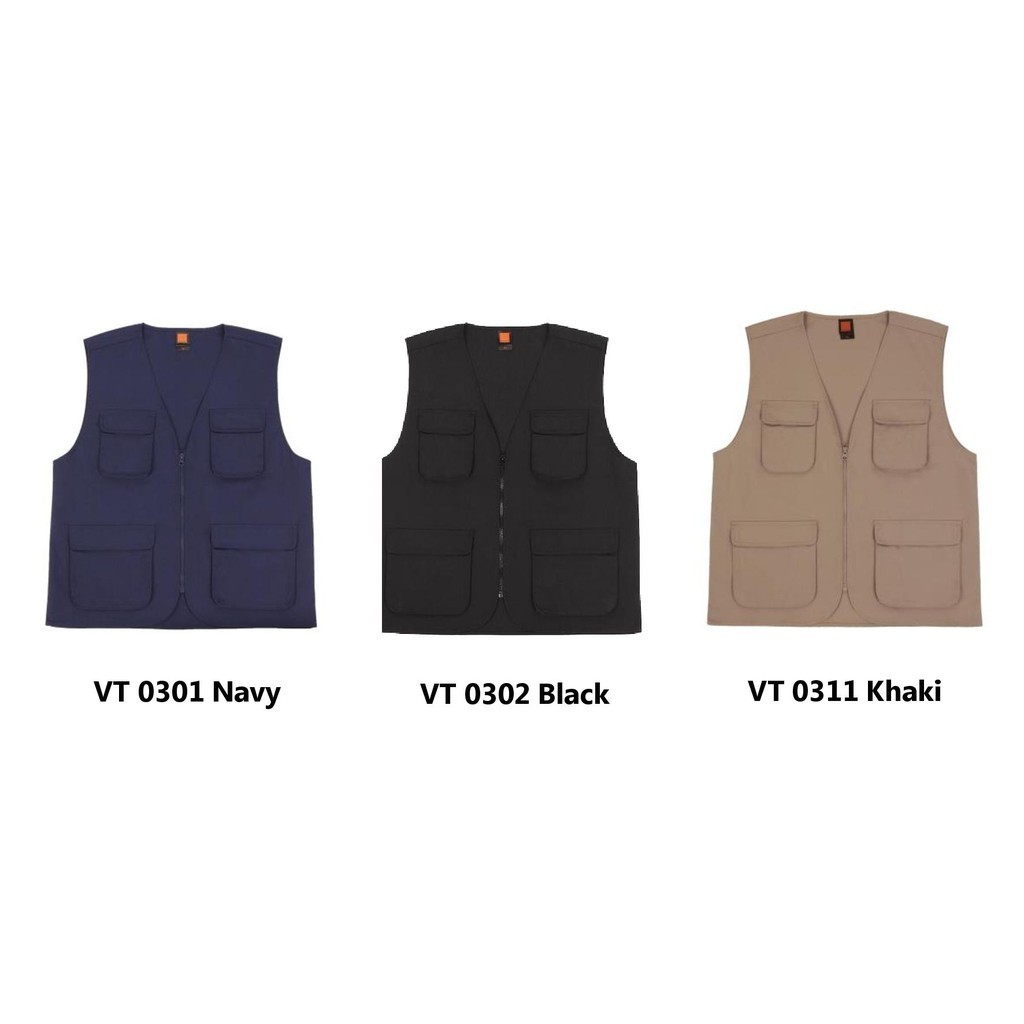 Work Jacket | Vest | Corporate Vest | Sleeveless | Vest Baju Kerja ...