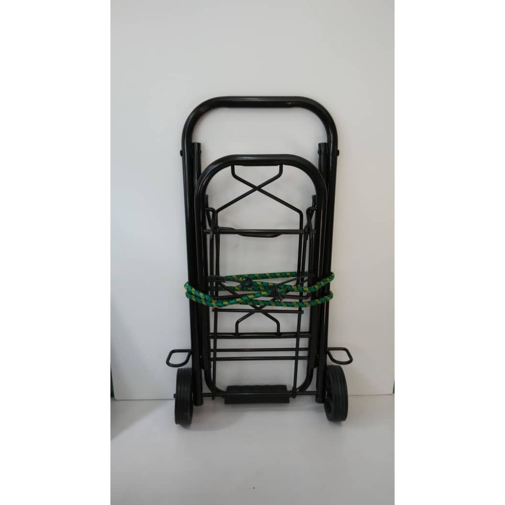 Troli Pasar Serbaguna Boleh Lipat / Market trolley (2wheel) | Shopee ...