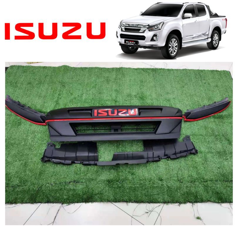 Isuzu Dmax 1.9 2018-2020 blue power facelift front grill with eyes lids ...