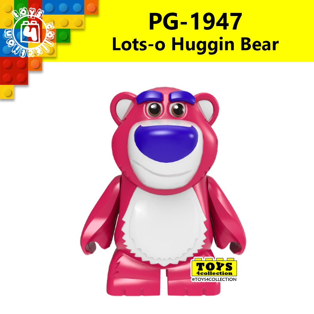 PG1947 Toy Story Lotso Huggin Bear Minifigures Block Compatible ...