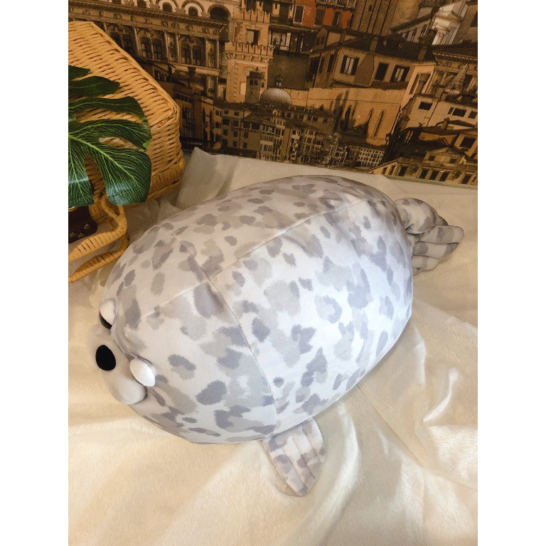 - Original - Azarashi Squishy Springy Very Round Seal Plushy - A ...