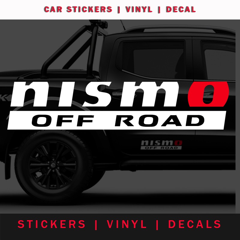 Nissan Nismo 4x4 Navara Door Windscreen Stickers Decal Vinyl Xtrail ...