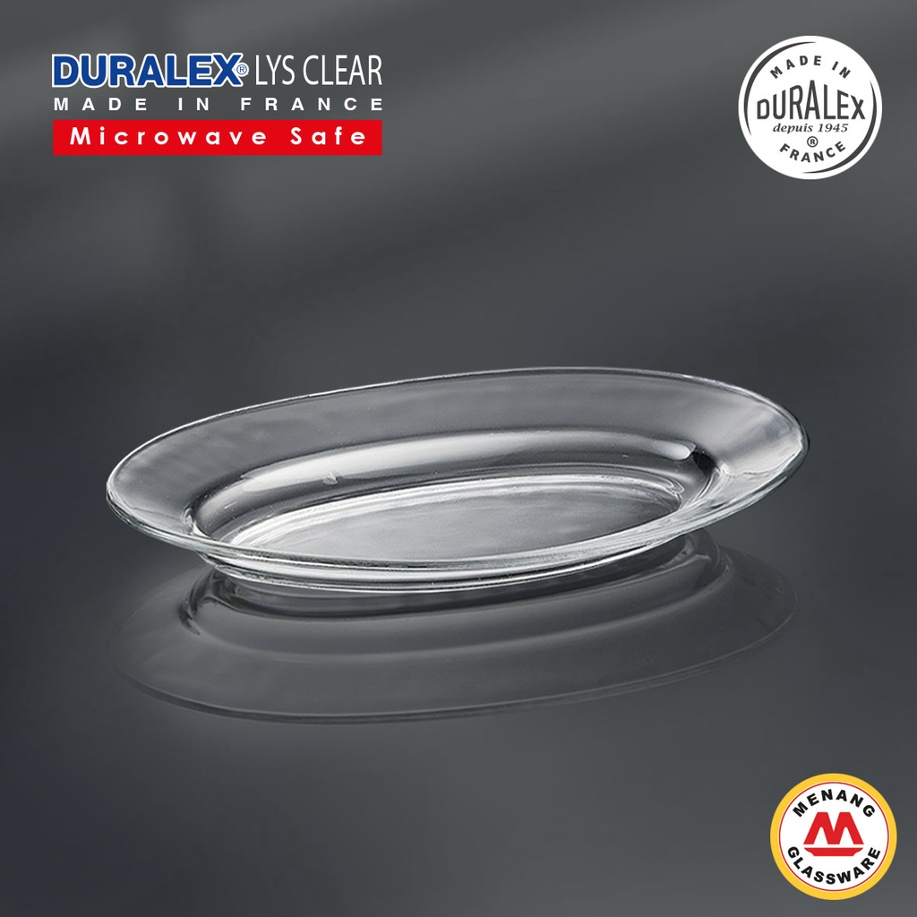 Duralex LYS Clear 1 Biji Pinggan Bujur 26cm | Shopee Malaysia
