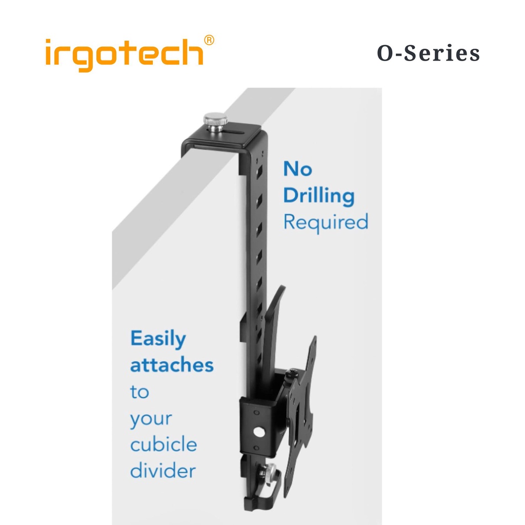IRGOTECH O-Series Cubicle Monitor Hanger for Monitor up to 32'' Height ...