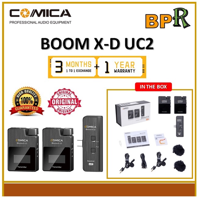 Comica BOOM X-D D1, D2, UC1, UC2, MI1, MI22.4G Digital Wireless ...