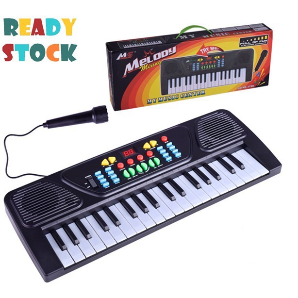 37 Keys Electronic Piano Musical Instrument Kids Learning Music ...