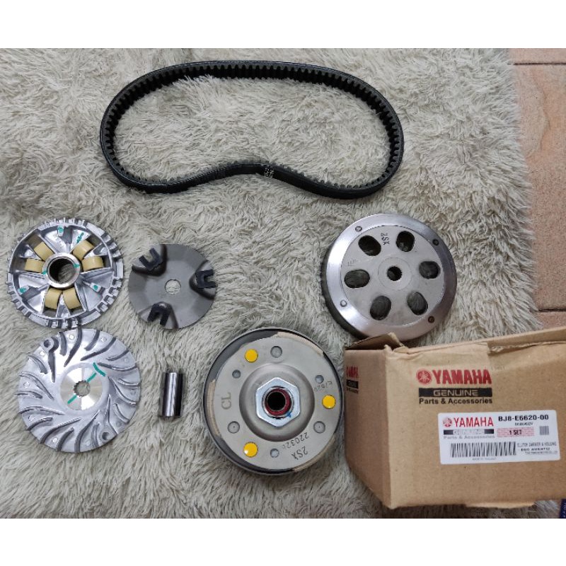YAMAHA EGO AVANTIZ EGO SOLARIZ FRONT PULLEY REAR PULLEY +TIMING BELT pulley set COMPLETE full ...