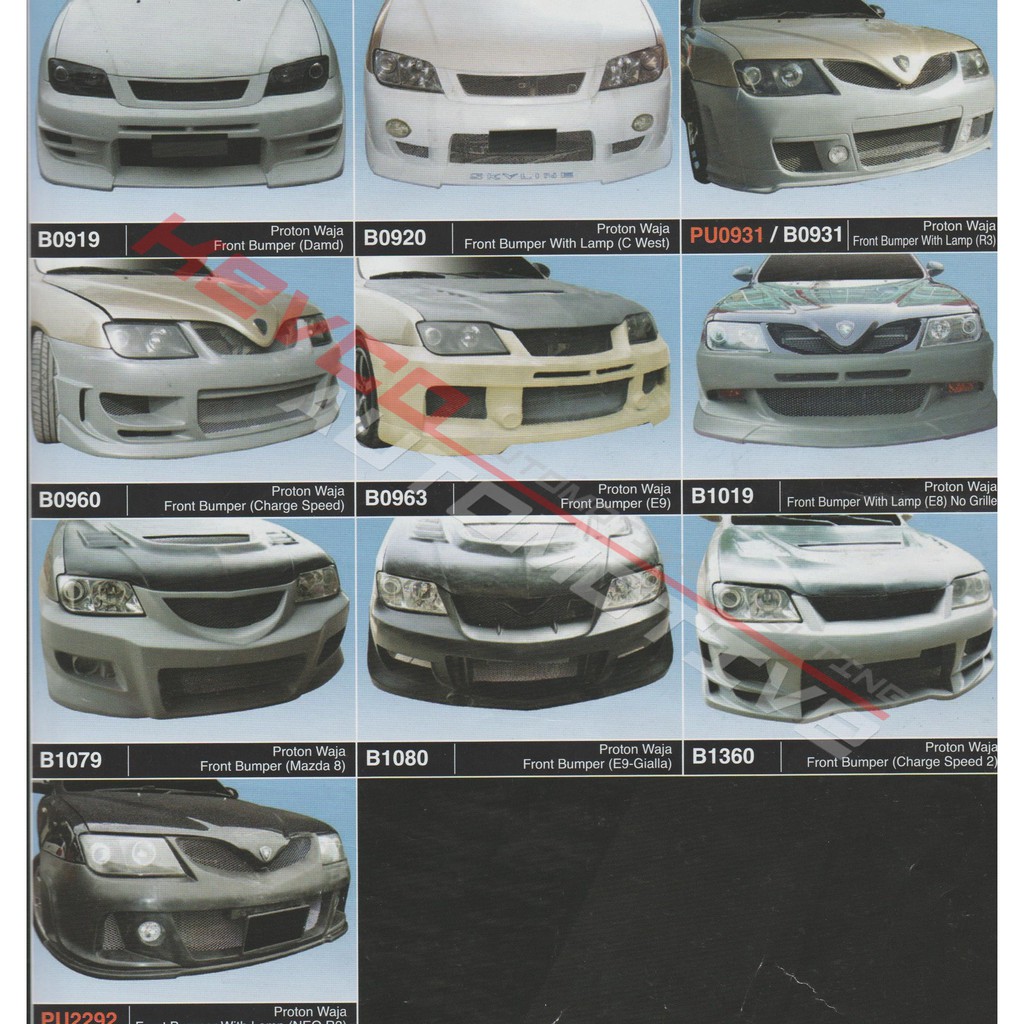 [INSTALLATION AVAILABLE] PROTON WAJA FRONT BUMPER | Shopee Malaysia