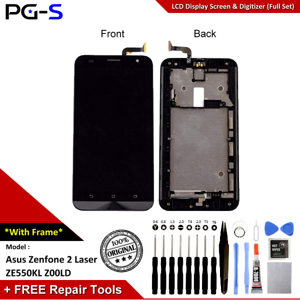 FullSet Ori LCD Asus Zenfone 2 Laser ZE550KL Z00LD Z00LDD LCD Touch ...