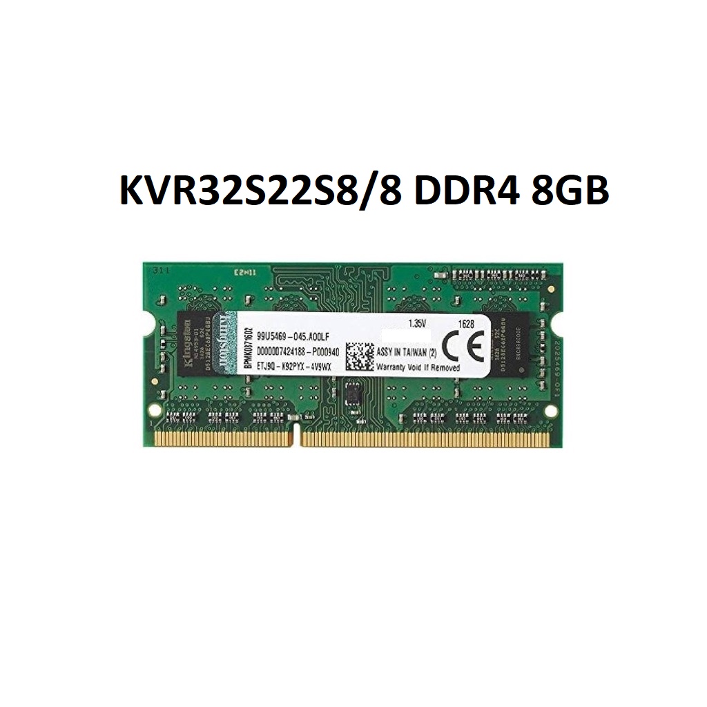 KINGSTON 8GB DDR4 3200MHz CL22 260-Pin SODIMM LAPTOP RAM MEMORY ...