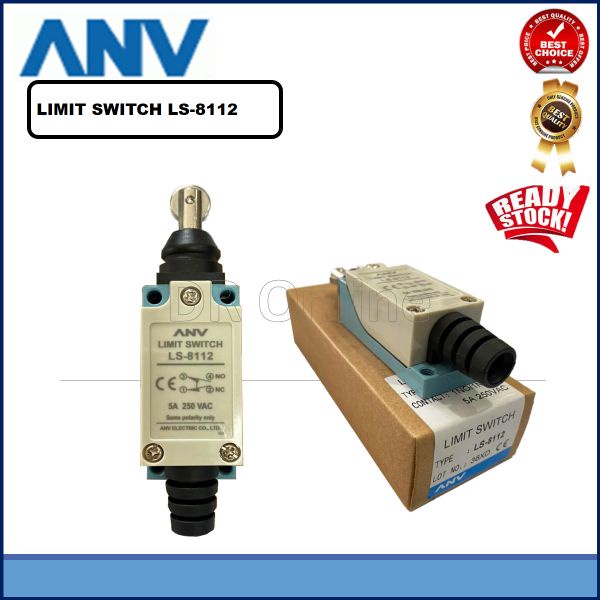 ANV LIMIT SWITCH LS-8112 ROLLER PLUNGE, LS 8 SERIES (ANV-LS-8112 ...