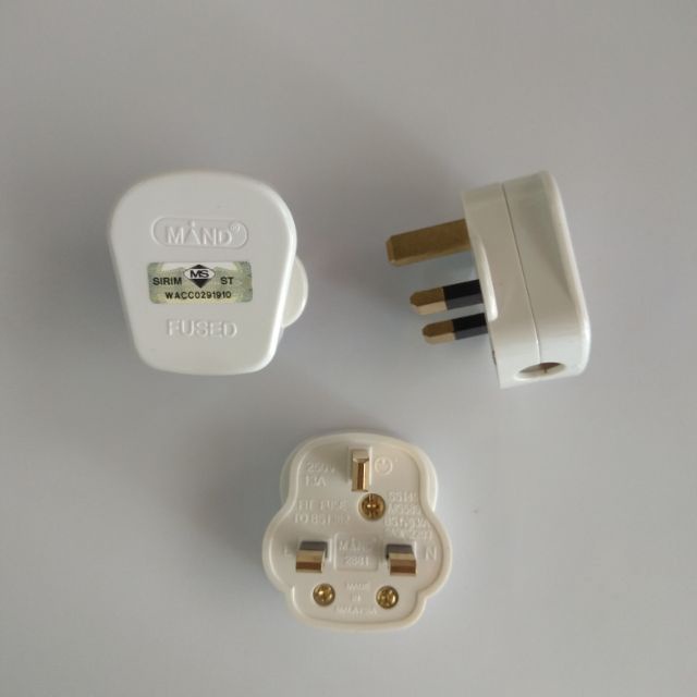 MIND 13A 3 Pin Plug Top 2881 with SIRIM | Shopee Malaysia