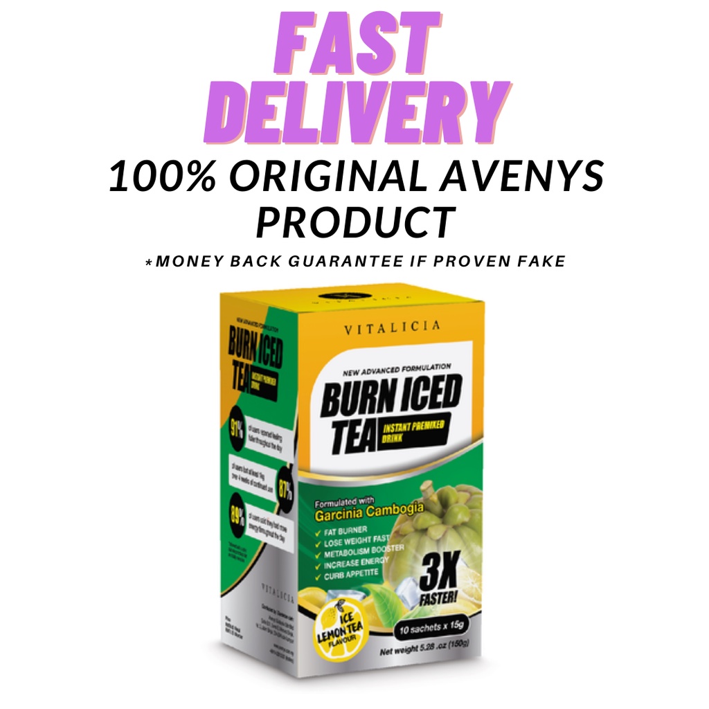 AVENYS BURN ICED TEA (BIT) 100% ORIGINAL PRODUCT | Shopee Malaysia
