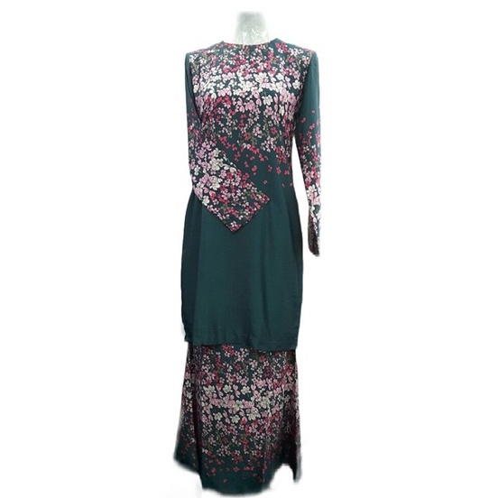 BAJU KURUNG MODEN, BAJU KURUNG BUNGA-BUNGA, BAJU KURUNG | Shopee Malaysia