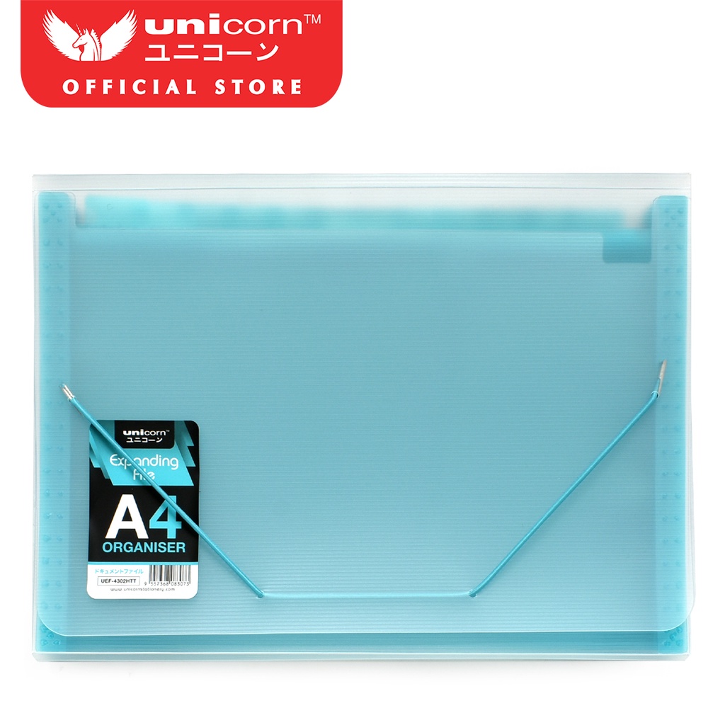 Unicorn Stationery A4 Expanding Document File with Subjects Tabs and ...