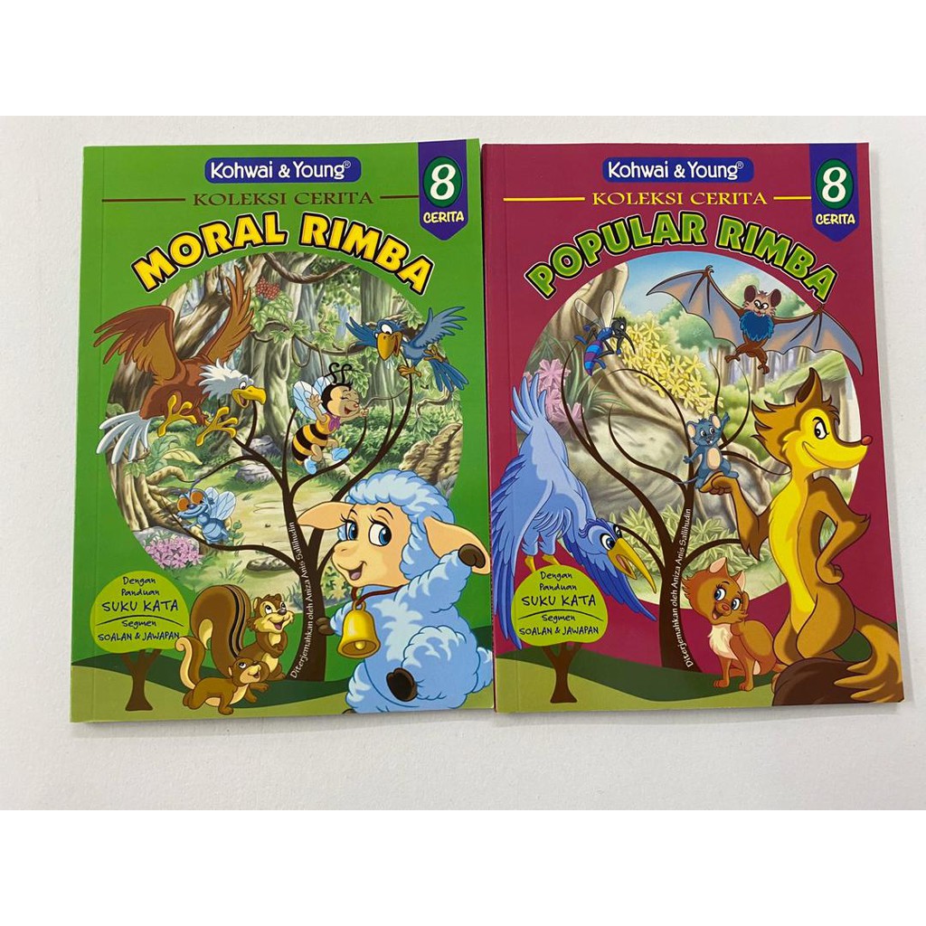 BUKU KOLEKSI CERITA MORAL RIMBA & POPULAR RIMBA | Shopee Malaysia