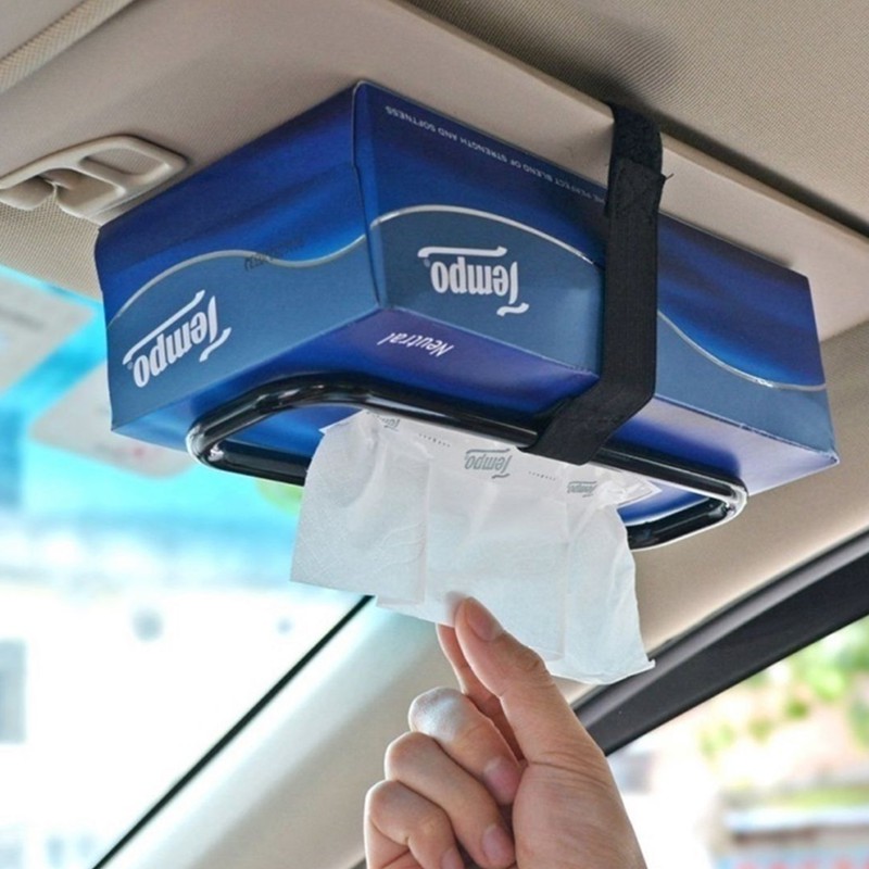 Universal Car Tissue Box Holder Tissue Box Cover Case For Paper Auto ...