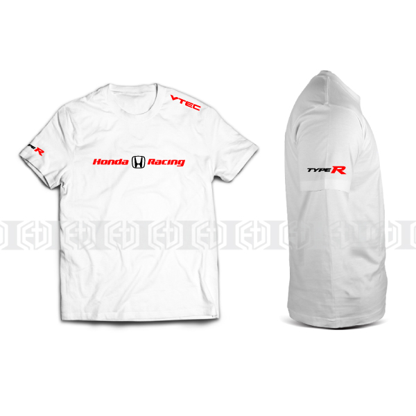 [4 Colors] Honda Racing T Shirt Tshirt Type R VTEC Motorsport Baju ...