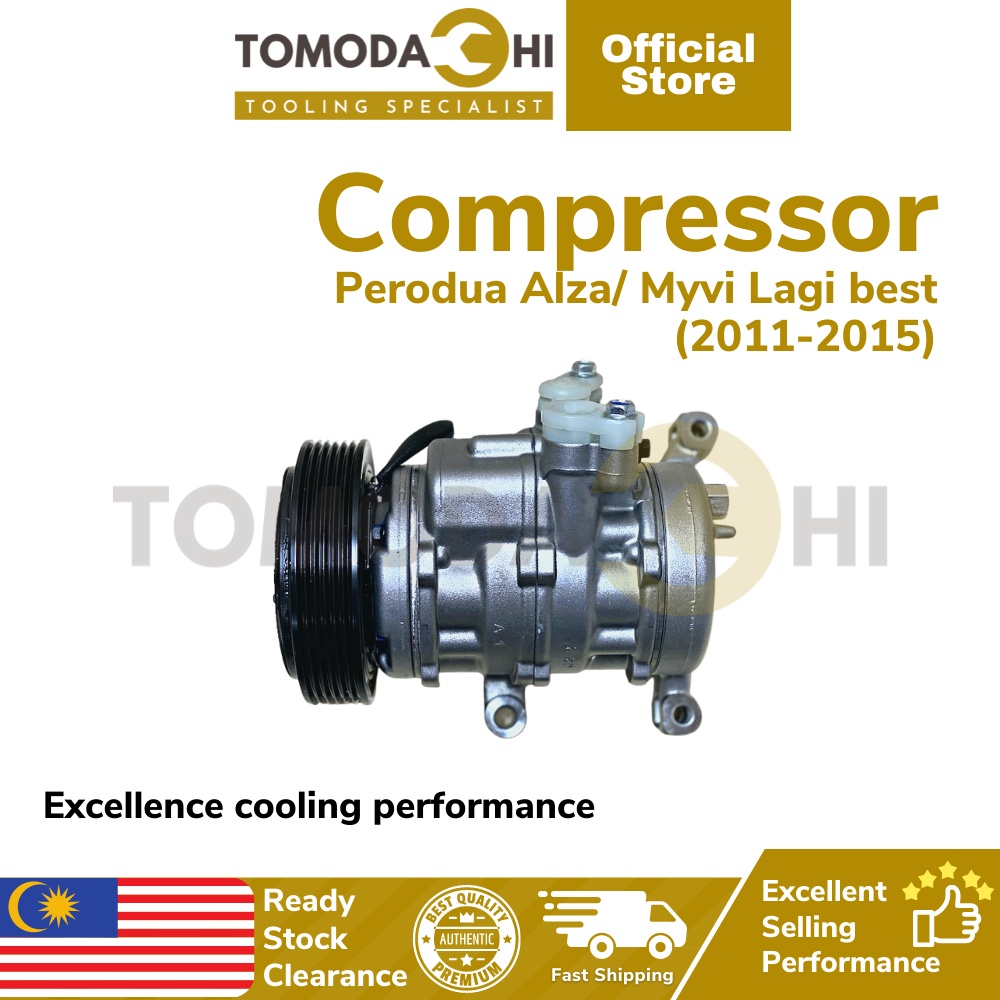 TOMODACHI Car Compressor Aircond Perodua Alza Myvi Lagi Best 2011-2015 ...