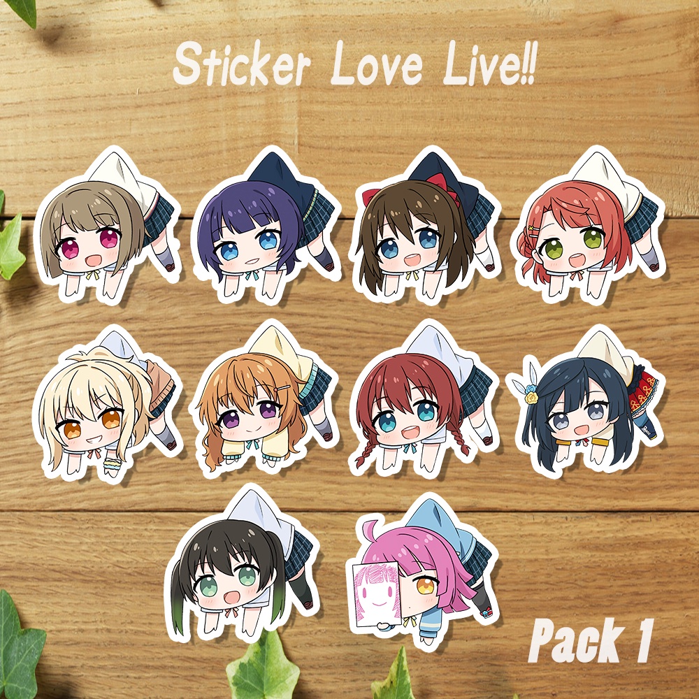 Love Live Stickers! Vinyl Anime Sticker/Love Live Sticker Set ...