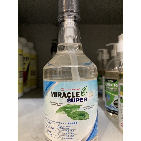 MIRACLE SUPER [500ml] (gam untuk racun makhluk perosak) | Shopee Malaysia