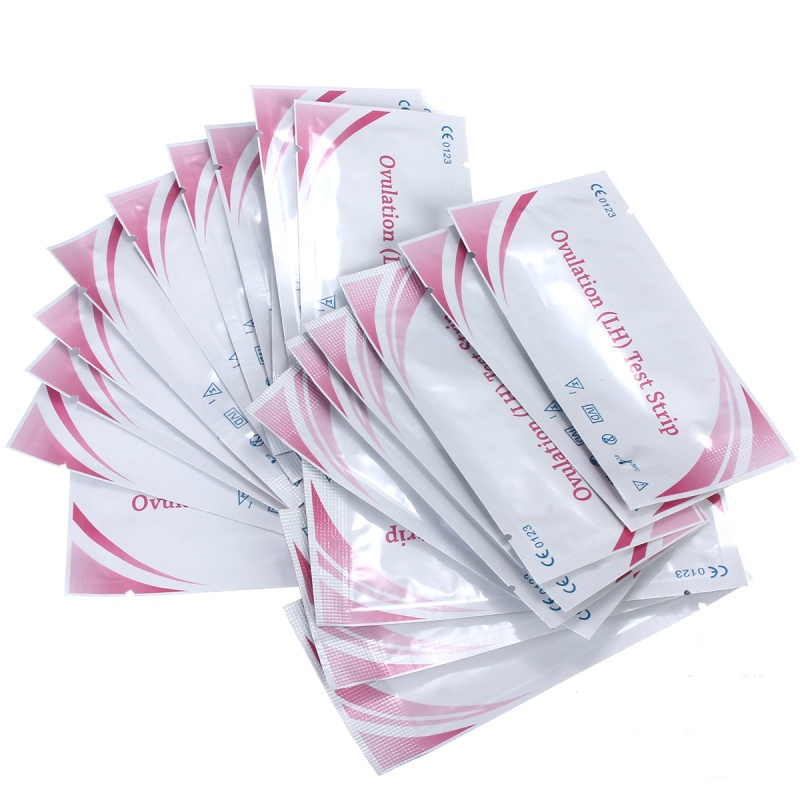50pcs Ovulation Test Strip OPK LH Ovulasi & UPT Test Pregnancy 10miu ...
