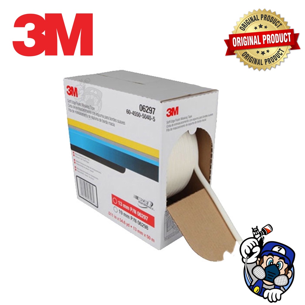 3M™ 06297 Soft Edge Foam Masking (12mm X 50m) | Shopee Malaysia